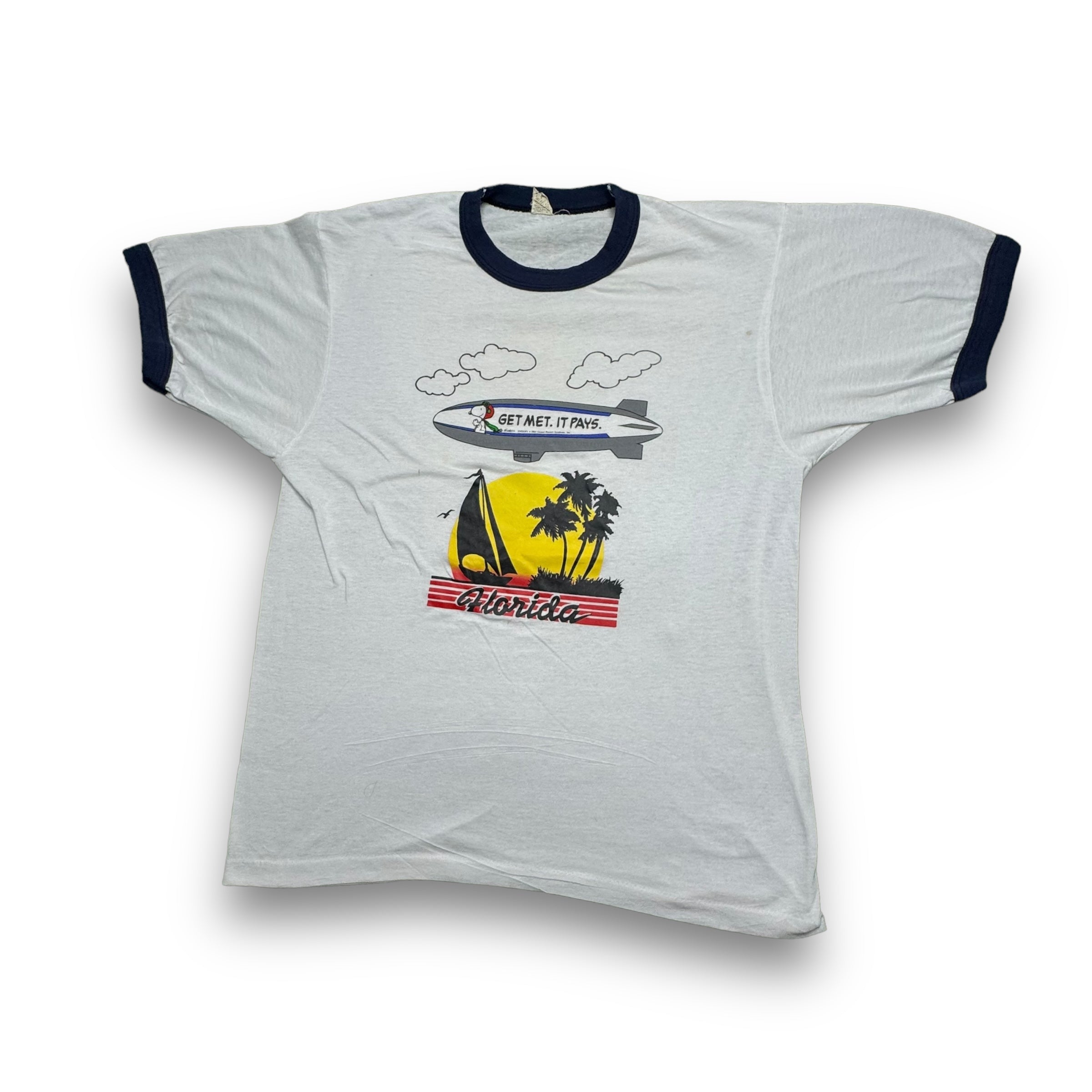 1965 Peanuts Snoopy Florida Tee - L – Misfitted Vintage
